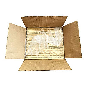 KingSeal Natural BAMBOO Wood Kebab Skewers, Sticks, 10 Inch Length x 3.8mm Diameter - 1 box of 1000 Skewers