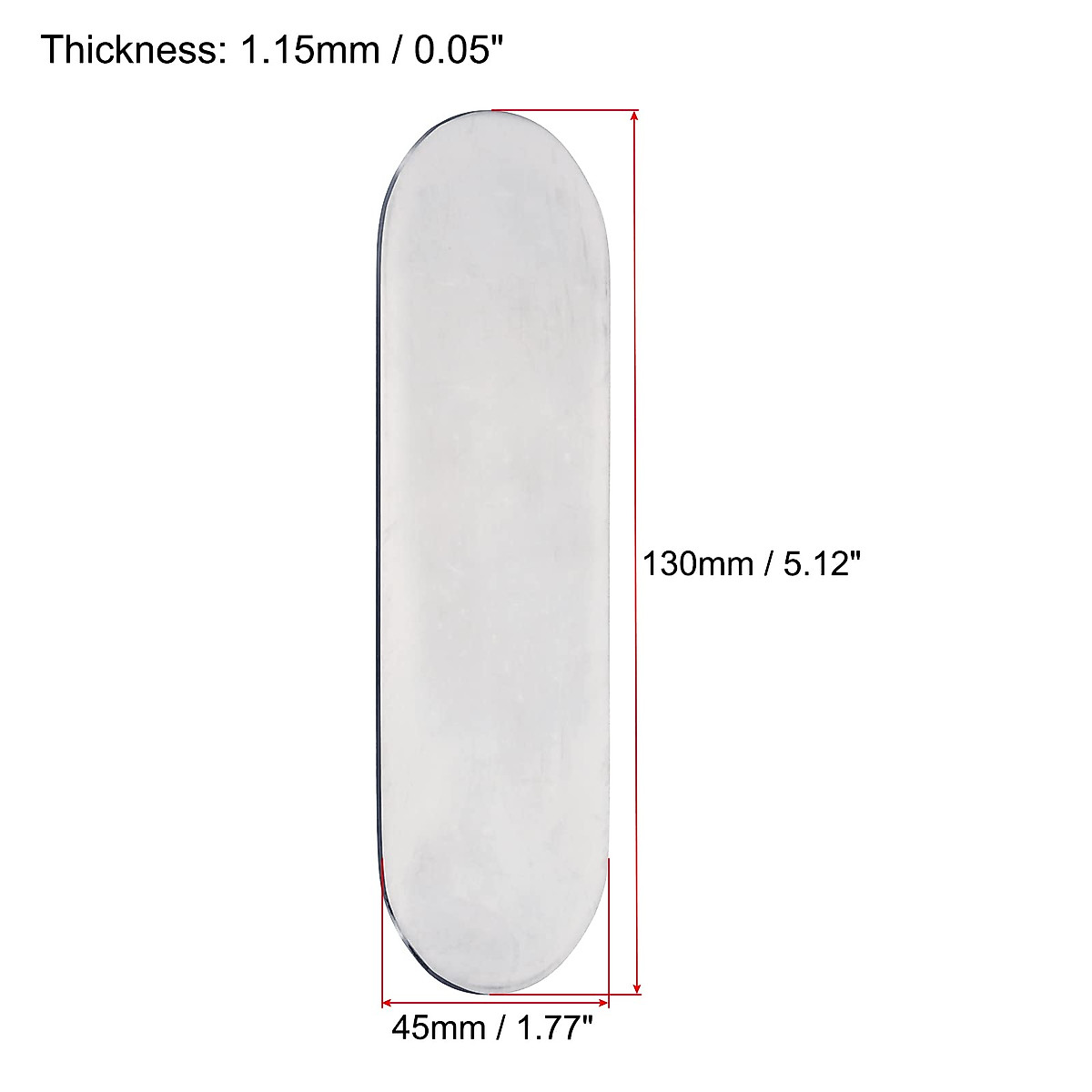 PATIKIL Netting Needle Shuttle Board 9#, Stainless Steel Fishing Net Repair Line Tool, Silver