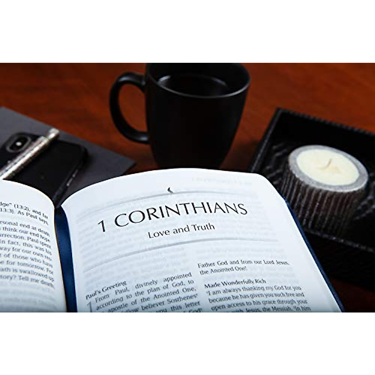 The Passion Translation New Testament (2020 Edition) Large Print Navy: With Psalms, Proverbs, and Song of Songs (Faux Leather) – A Perfect Gift for Confirmation, Holidays, and More