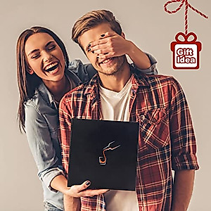 TRENDYSUPPLY Cocktail Smoker Kit with Torch (Butane Not Included), 3 Kinds of Wood Smoker Chips for Whiskey and Bourbon, Old Fashioned Whiskey Smoker Infuser Kit, Gift for Husband Men