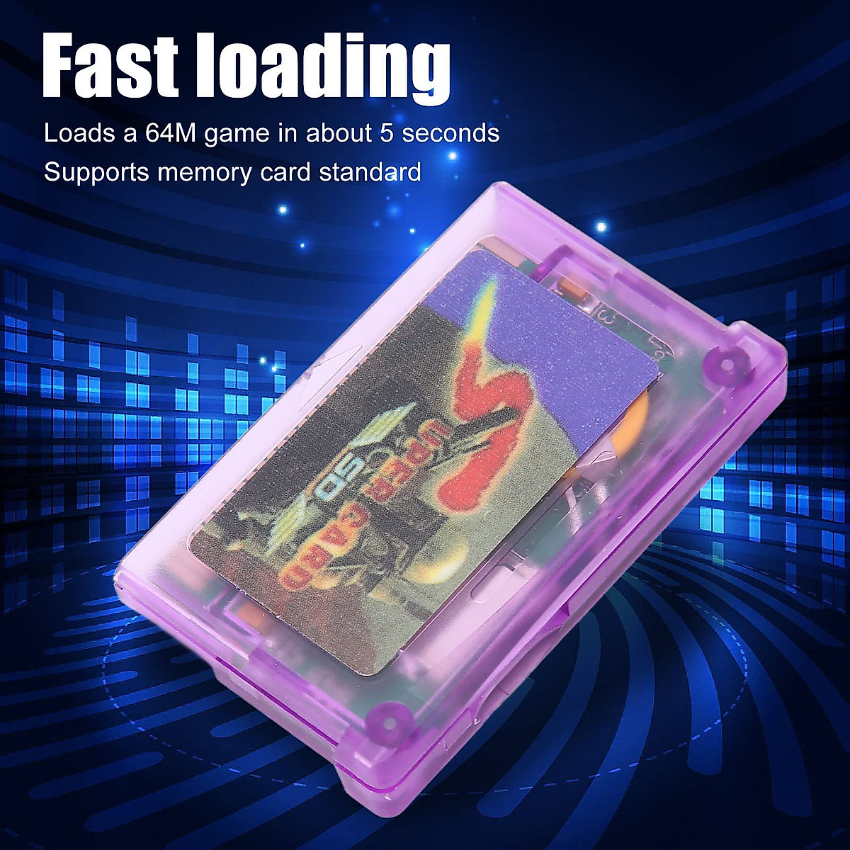 Video Games Memory Card for GBA GBA SP GBM NDS Lite, Burning Card Game Flashcards, Mini Card Supports Fat Super Card for NDS Games