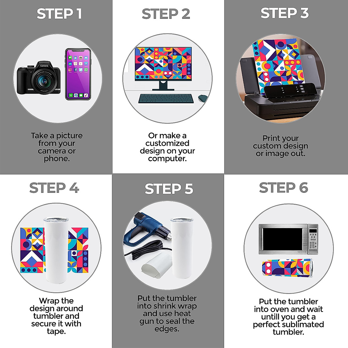 MODORATE Blank Sublimation Tumblers with Lids and Straws – 20 oz Straight Skinny Stainless Steel Tumbler with Shrink Wraps for DIY Sublimation – 4 Pcs Vacuum-Insulated White Tumblers