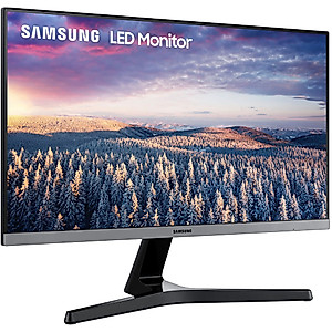 Samsung - 24" LED FHD AMD FreeSync Monitor with Bezel-Less Design (HDMI, D-sub) - Black
