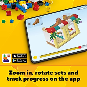 LEGO Creator 3 in 1 Beach Camper Van Building Kit, Transforms from a Campervan to Ice Cream Shop to Beach House, Great Gift for Surfer Boys and Girls, Pretend Play Beach Life, 31138