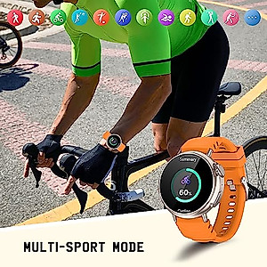 Smart Watch Ultra 1.52" Round HD Display with call (receive/make call)Ai Voice,Music Player, Fitness watch for men women Waterproof Activity Tracker with 120 Modes Sports for Iphone Andorid phones