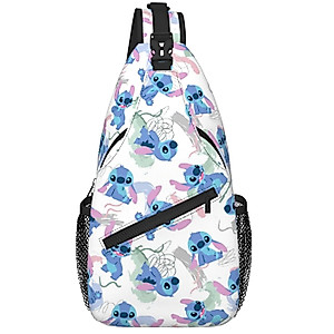 VAMIUR Cartoon Crossbody Bag, Cute Sling Bag Gym Bag, Single Shoulder Bag Large Capacity Travel Backpack Gym, Fun Daypack For Women Men