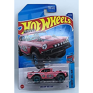 Hot Wheels 2022 - Big AIR BEL AIR - Pink - Chevy Bel Air 5/5-112/250
