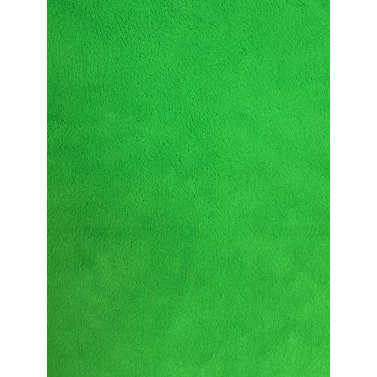 Solid Soft Minky Fabric Hug-Z™ by The Yard DIY Baby Blankets Decor Clothing Snuggle (Kelly Green)