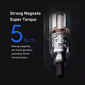 Xiaomi Mi Cordless Screwdriver 3.6V, 2000mAh Rechargable Battery. Patented One-piece body with USB-C charging port. High 5-N.m Torque Cordless Portable Screwdriver with 12 pieces of S2 Steel Bits