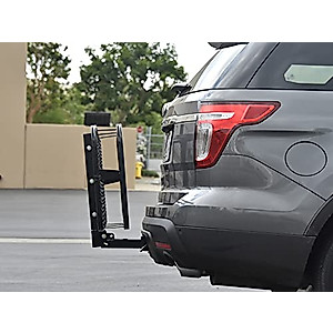 Armordillo 8719565 59" Mesh Foldable Rear Hitch Cargo Basket Universal Fits 2-Inch Receiver Tube Trailer Hitch