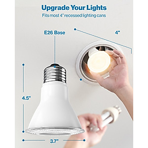 Sunco 4 Pack PAR30 LED Bulbs, Flood Light Outdoor Indoor CRI90 75W Equivalent 11W, Dimmable, 3000K Warm White, 850 Lumens, E26 Base, Wet-Rated, Super Bright, IP65 Waterproof - UL