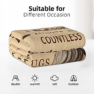 ZORKET 60th Wedding Anniversary Blanket Gifts for Couple Parents Ideas 60"x50"