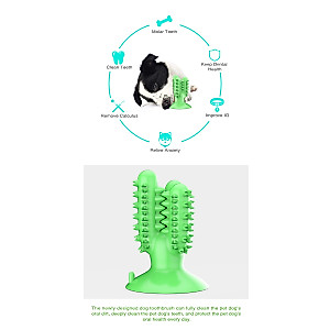 Dog Toothbrush Chew Toy, Cactus Shaped Chew Toy, Dog Teeth Cleaning Dental Toy With Cotton Rope For Dogs, Puppies And Aggressive Chewers In Aspect Of Size: Small Medium Large (if Buy More One, Will Ge