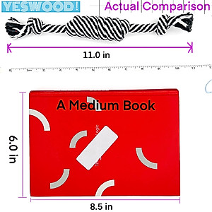 YESWOOD! Puppy Rope Toys for Small Dogs, Rope Candy Toys, Puppy Dental Cleaning Chew Toys Knots Dog Rope Toy for Aggressive Chewers Smart Newborn Pet and High Active Puppies (4 Packs)