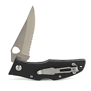 ARIAT Western Knife Hybrid 3" Blade Folding Knife Black Handle with Logo A710012401-M