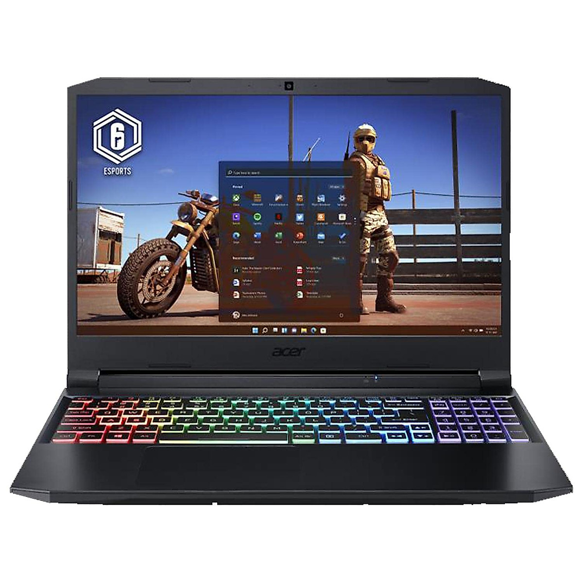 acer Nitro 5 Gaming Laptop (15.6 inch FHD 144Hz IPS, Intel 8-Core i9-11900H, 32GB RAM, 2TB PCle SSD, GeForce RTX 3060 6GB), RGB Backlit, Webcam, WiFi, DTS:X Audio, Ray Tracing, Win 11 Home - Black