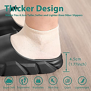 Cosofme Cloud Slides For Women & Men - Super Soft Cushioned Thick Sole EVA Pillow Slides - Quick Drying Non-Slip Indoor & Outdoor Slippers