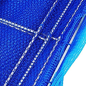 BESPORTBLE Herb Drying Rack Net Square 4 Layer Herb Dryer Mesh Hanging Dryer Rack for Herbs Tea Food Dehydrator Blue 66X45X45cm