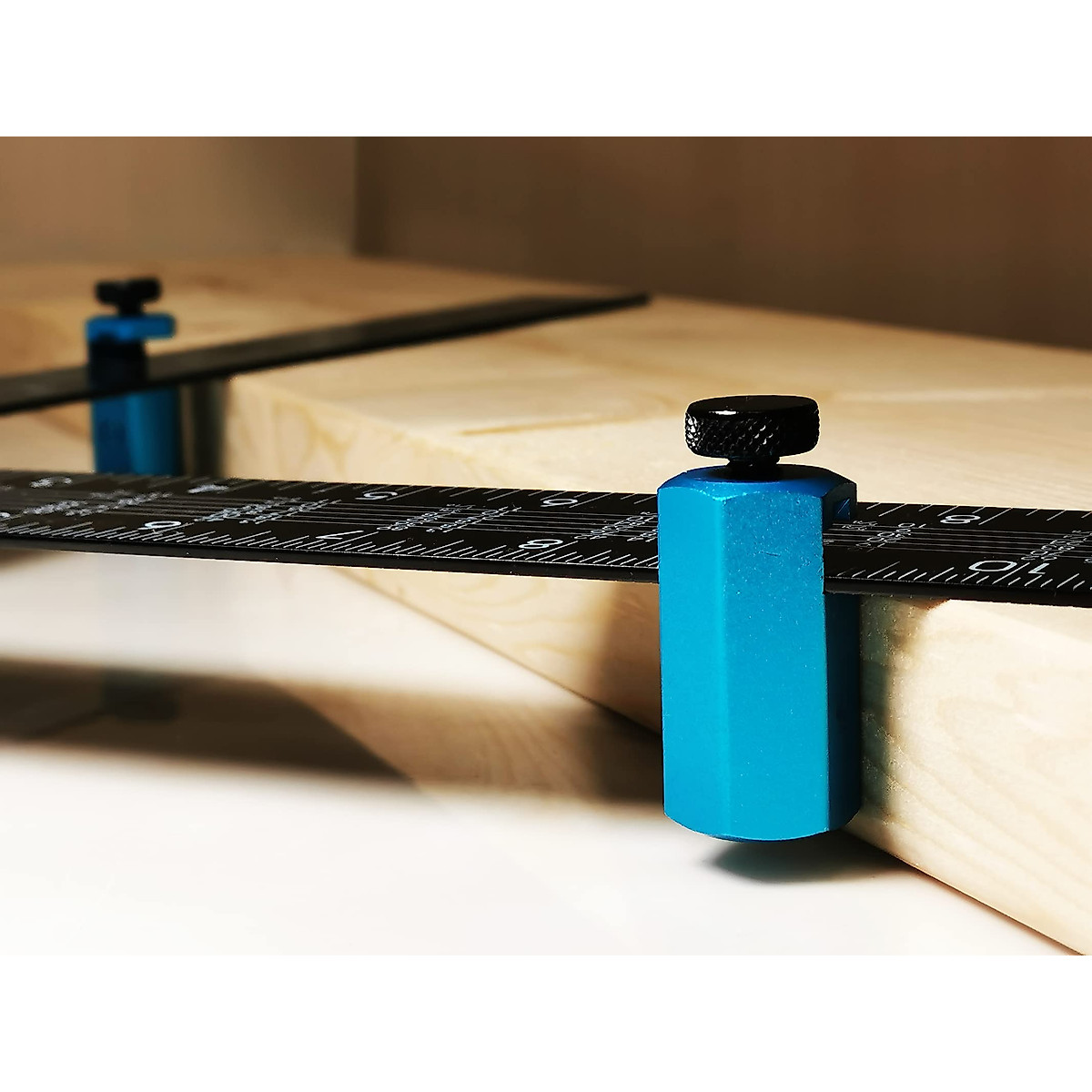 BELA DOMO Stair Gauges for Framing Square and Rafter，Lengthen，Anti-Lost (Pair)