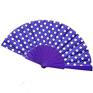 PHONME Decorative Folding Fans Chinese Style Folding Paper Fan Retro Hand Fans Mini Portable Folding Small Fan Wedding Party Handheld Fans Flower Gift Hand Fan Vintage style (Color : F)