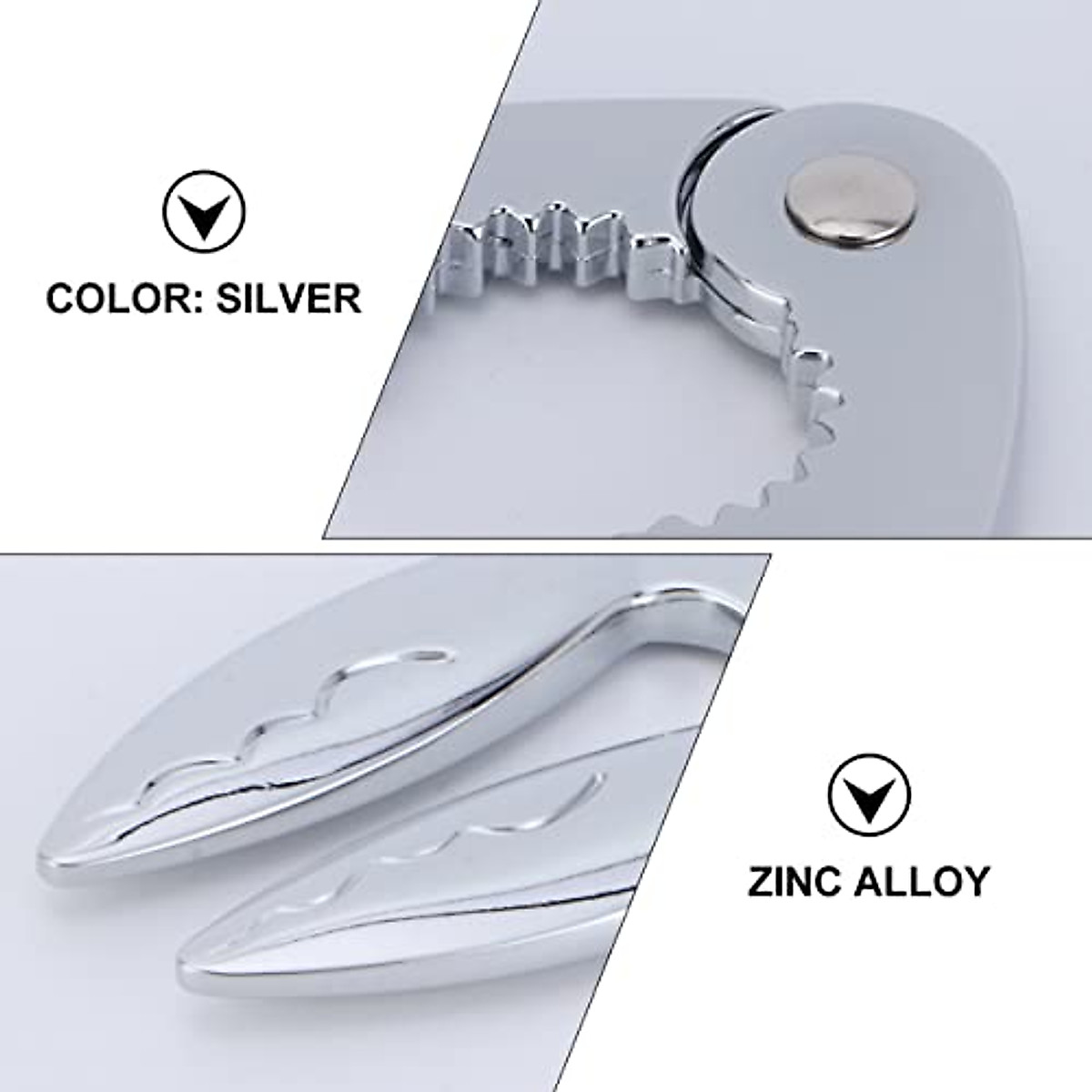 BESTonZON Pecan Cookies Nutcracker Tool of 2 Crab Leg Crackers metal walnut opener chestnut opener nut funnel Tools Lobster Crackers Pecan Cookies Nutcracker Tool