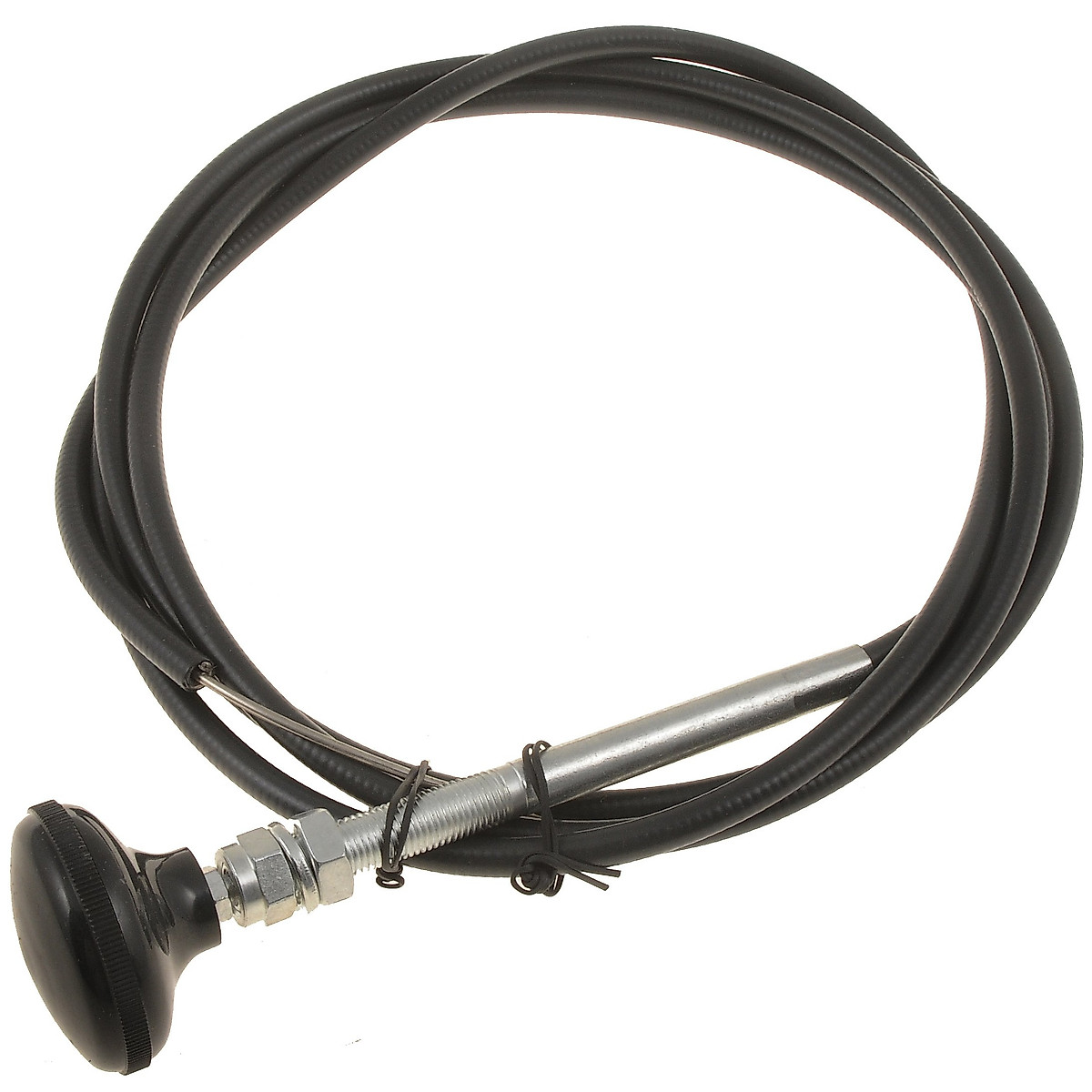 Dorman 55197 Control Cables With 2 In. Black Knob, 8 Ft. Length Universal Fit