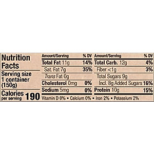 Siggis, High Protein Plant Based Blend Oz, Vanilla Cinnamon, 5.3 Ounce