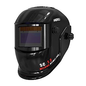 Welding Helmet Auto Darkening ANDELI Welding Helmet Solar Powered Area Welding Mask with Top Optical Clarity 1/1/1/2 (Basic Edition)¡­¡­