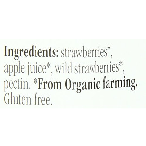 Rigoni di Asiago Fiordifrutta Organic Strawberry Fruit Spread, 8.82 Ounce (Pack of 1), Strawberry