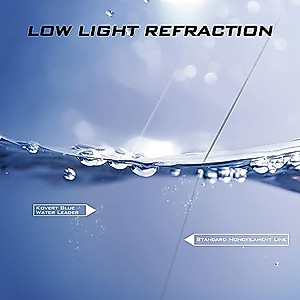 KastKing Kovert Blue Water Fluorocarbon Leader Fishing Line, 25LB, 50Yds