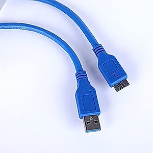 BGNTBUK Plus Unlocked 1tb 3.0 USB Disk A Cable Data 1M Male Box Micro-B Computer Mobile Hard Cable to Cable&Charger Charging Cable for Android Devices 10ft