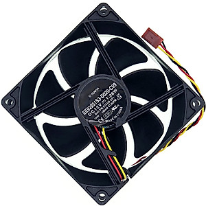 by Sunon EE92251S3-D020-C99 PVA092G12M Rear Case Computer Cooling Fan for Dell Vostro 200 400 430 460 470 Mini Tower RKC55 X755M XPS 8300 8500 8700 DC12V 3-Pin 92x92x25mm