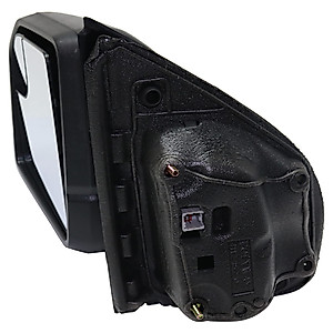 Kool Vue Driver Side Power Heated Mirror for Ford F-150 2015-2017 Manual Fold With Signal Light & Spotter Glass; Without Memory, Puddle Lamp & Auto-Dimming Textured