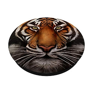 Tiger Face Wild animals lovers Gift PopSockets PopGrip: Swappable Grip for Phones & Tablets