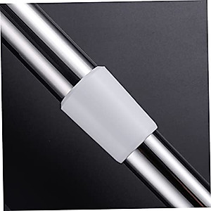 Garneck 2pcs Spring Tension Rod Retractable Tension Rod Stainless Steel Curtain Rod Coat Hanger Pole Wall Curtain Rod Retractable Clothes Line Curtain Rod Brackets Clothing Hanging Rod