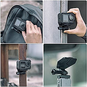 SUREWO Magnetic Action Camera Mount for Gopro,Magnetic Fence Mount Compatible with GoPro Hero 11 10 9 8 7 6 5 Black,DJI Osmo Action 3,Crosstour/Campark/AkASO and More