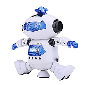ONIMANROS 360° Rotatable Lighting Dancing Humanoid Robot Toy Kid Children Playful Gift