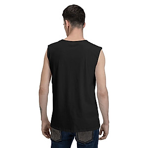 Anime Baki The Grappler Baki Hanma Tank Top Man's Summer Sleeveless Tee Casual Running Workout Sport Vest Black