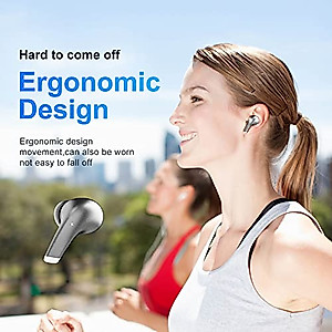 BLZK Wireless Earbuds TWS-78 [Upgraded Comfort] Immersive Bass Sound in-Ear Sports Wireless Headphones，True Wireless Bluetooth Earbuds 5.0 ，Noise Cancelling Earbuds with Microphone