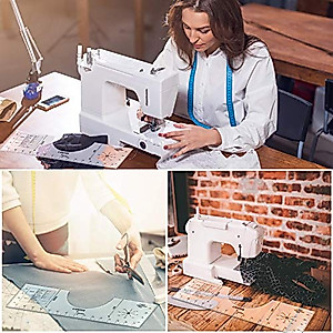 Juome T-Shirt Alignment Tool, T Shirt rulers to Center Designs, Acrylic T-Shirt Graphic Guide Ruler for Vinyl Placement-HTV Tool (16×5inch)