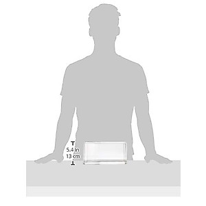 US Flag Store 94CCheckered 1:24 Scale Model Checkered Display Case, Clear, Black, White