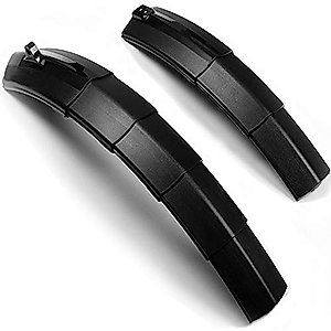 TOPCABIN Bike Fenders for Road Mountain Font/Rear Mud Guards Bike Rain Mudguard Set (Black)