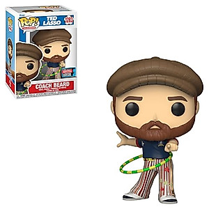 Funko Pop! TV:Ted Lasso Coach Beard 2022 Fall Convention Shared Sticker Multicolor Exclusive #1283