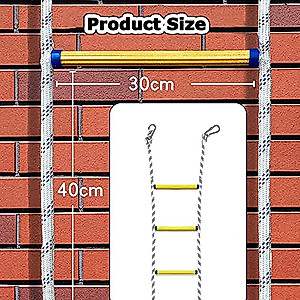 Fire Escape Ladder,Emergency Fireproof Rescue Ladder,Climbing Rope Ladders Fire Escape 2-8 Story Homes,for Emergencies,Multifunctional Ladder/40M