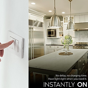 LUXRITE BR20 LED Bulb, 45W Equivalent, 3500K Natural White, Dimmable, 460 Lumens, R20 LED Flood Light Bulb 6.5W, Energy Star, Damp Rated, E26 Base, Perfect for Recessed and Track Lighting (6 Pack)