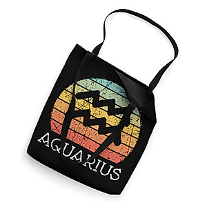 Aquarius Zodiac sign - astrology birthday Vintage Aquarius Tote Bag