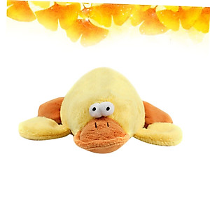 Mipcase Pet Chew Toy Puppy Big Doll - Dog Creative Chicken Funny Toy Playing Dogs Toys Chew Squeaky for Mouth Yellow Medium Sound Bb Pet Teething Bite Plush Small Dog Toys