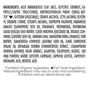 Nubian Heritage Body Lotion Raw Shea Butter for Dry Skin Paraben Free Body Lotion, 13 oz