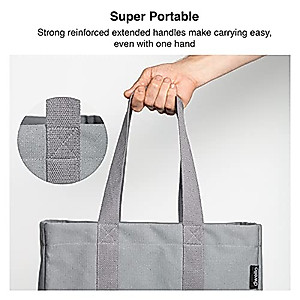 Dwello 52-litre collapsible laundry bag for clothes storage, tidying apartment essentials or as an organizer basket. Ideal for sports equipment, dorm-room essentials or as a large beach tote bag