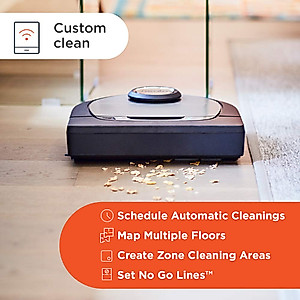 Neato Robotics Botvac D7 Connected Robot Vacuum - Laser Navigation, Wi-Fi Connectivity, Ideal for Corners, Pet Hair, Carpets & Hard Floors